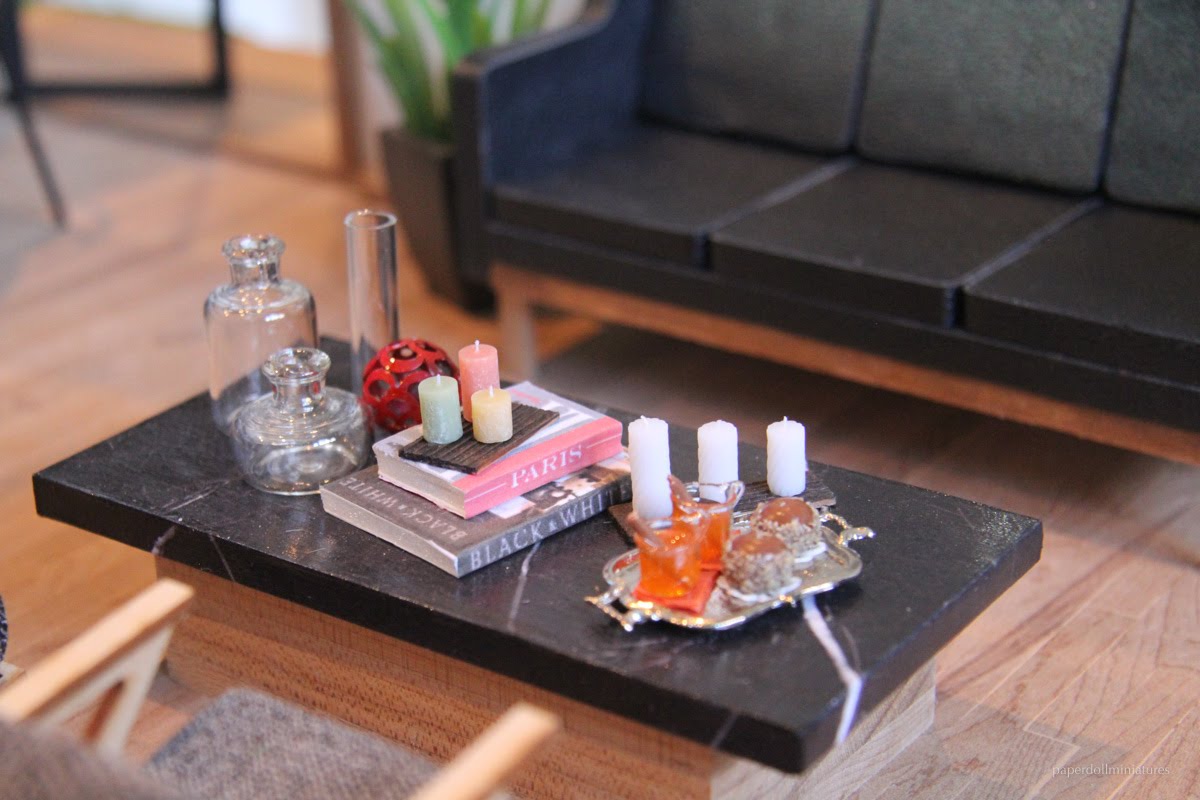 Belmont House Interior — Paper Doll Miniatures