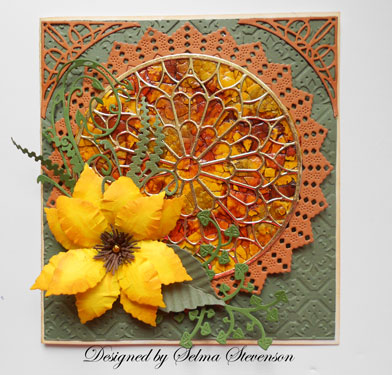 Selma's Stamping Corner and Floral Designs: Eggshell Mosaic