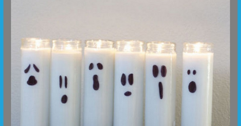 DIY And Household Tips: DIY Ghost Candles