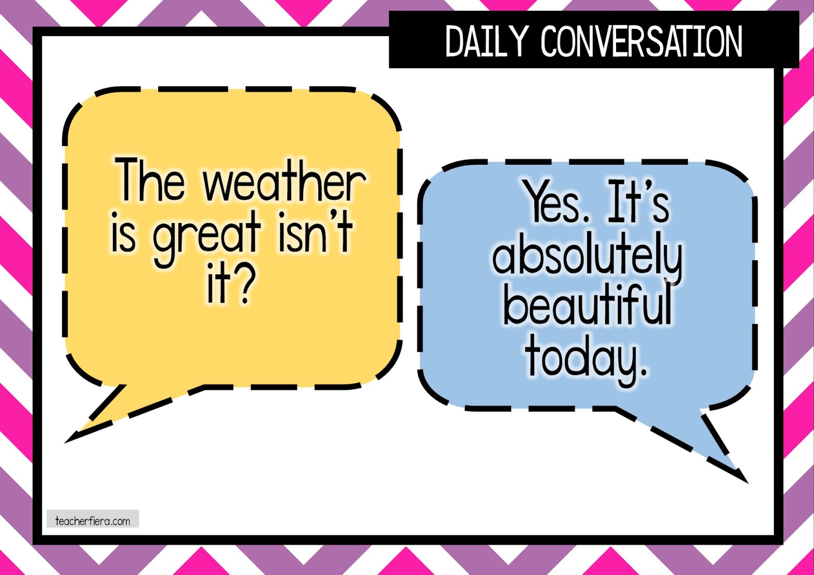 teacherfiera.com: DAILY CONVERSATION