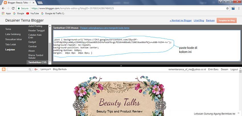 My Thoughts: Cara Memasang Post Divider Blogger (Menggunakan CSS)