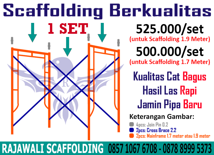 Jual Sewa Scaffolding: Daftar Harga Scaffolding 0857 1067 6708