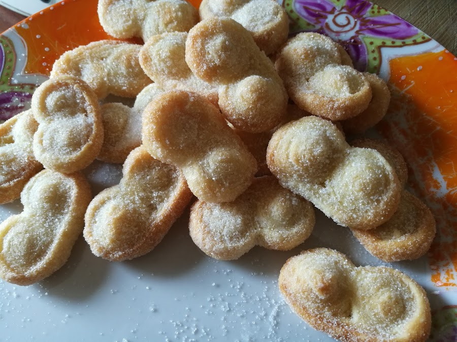 Orejitas de hojaldre | Cocina