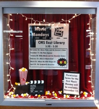 Library Displays: Movie Mondays