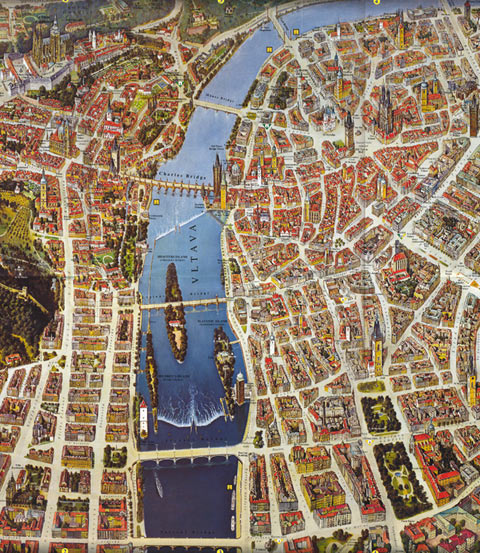 Arquitetura e Urbanismo - Viena e Praga: Mapas