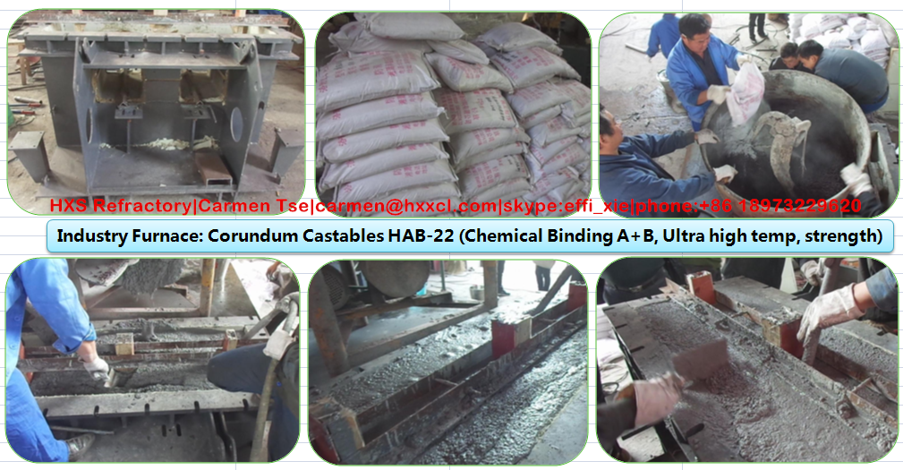 HXS Refractory Ramming Mass: 3ton 5ton 40ton induction furnace, EAF ...