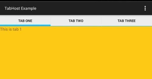 Simple Android TabHost and TabWidget Example | Viral Android ...