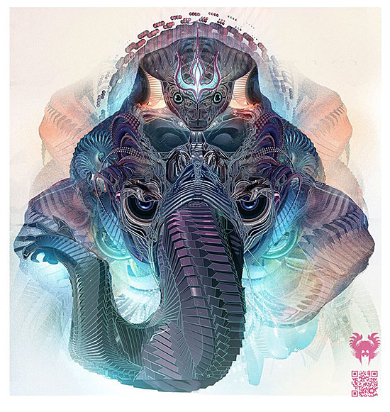 Yellowmenace: ART: Android Jones - Asian Influences