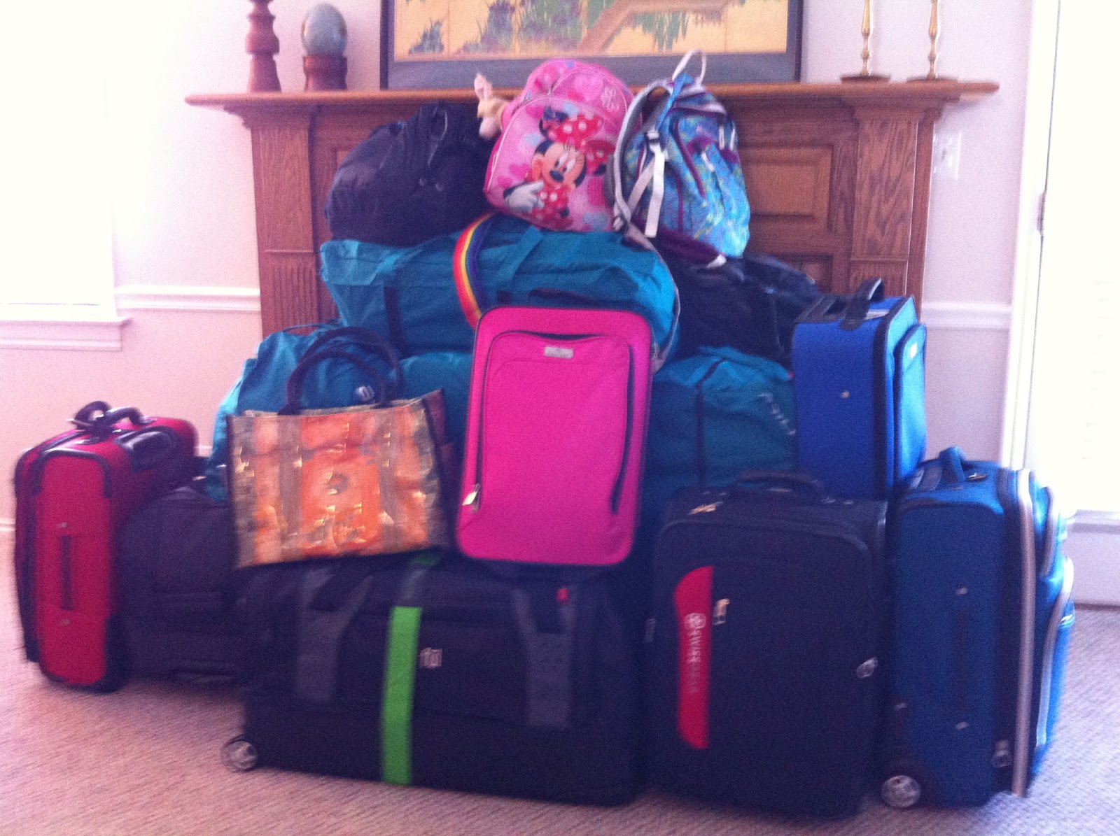 We Five Nomads: All our bags are packed, we're ready to go