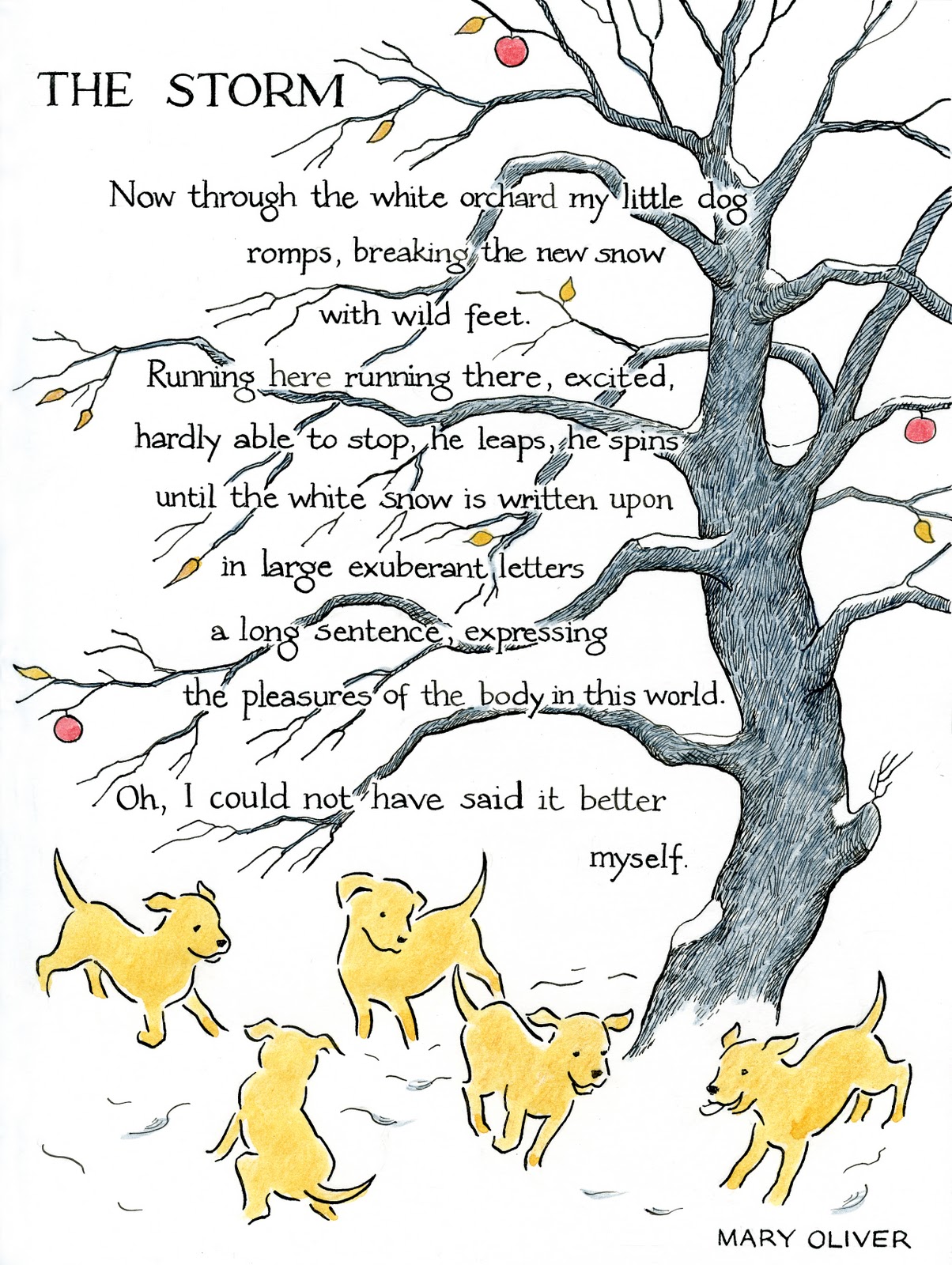 Jumping in Puddles: A favorite poem by a favorite poet