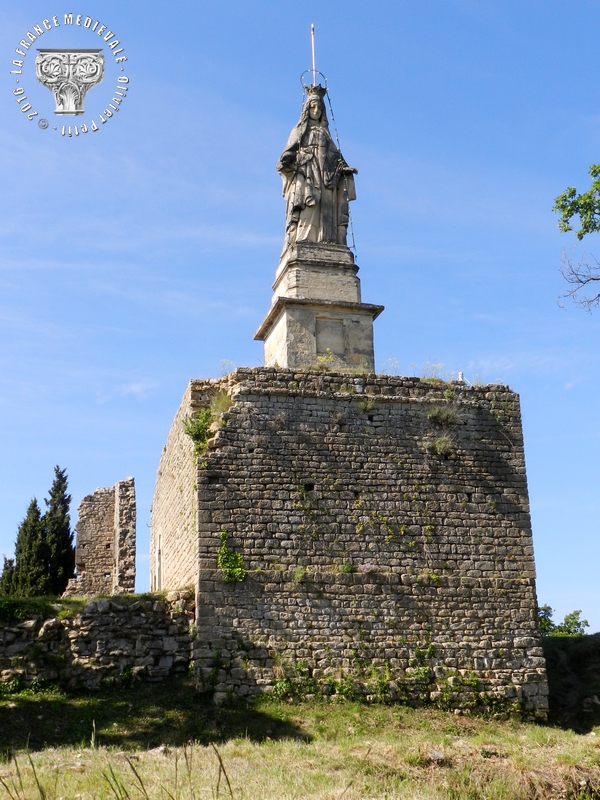 LA FRANCE MEDIEVALE: SABRAN (30) - Château-fort