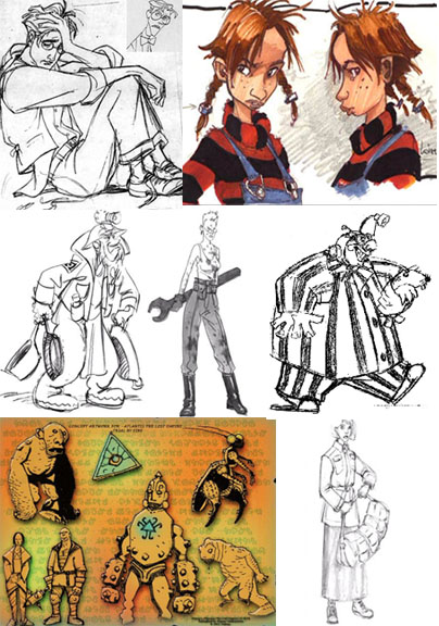 Flooby Nooby: Atlantis - Model Sheets/Character Layout