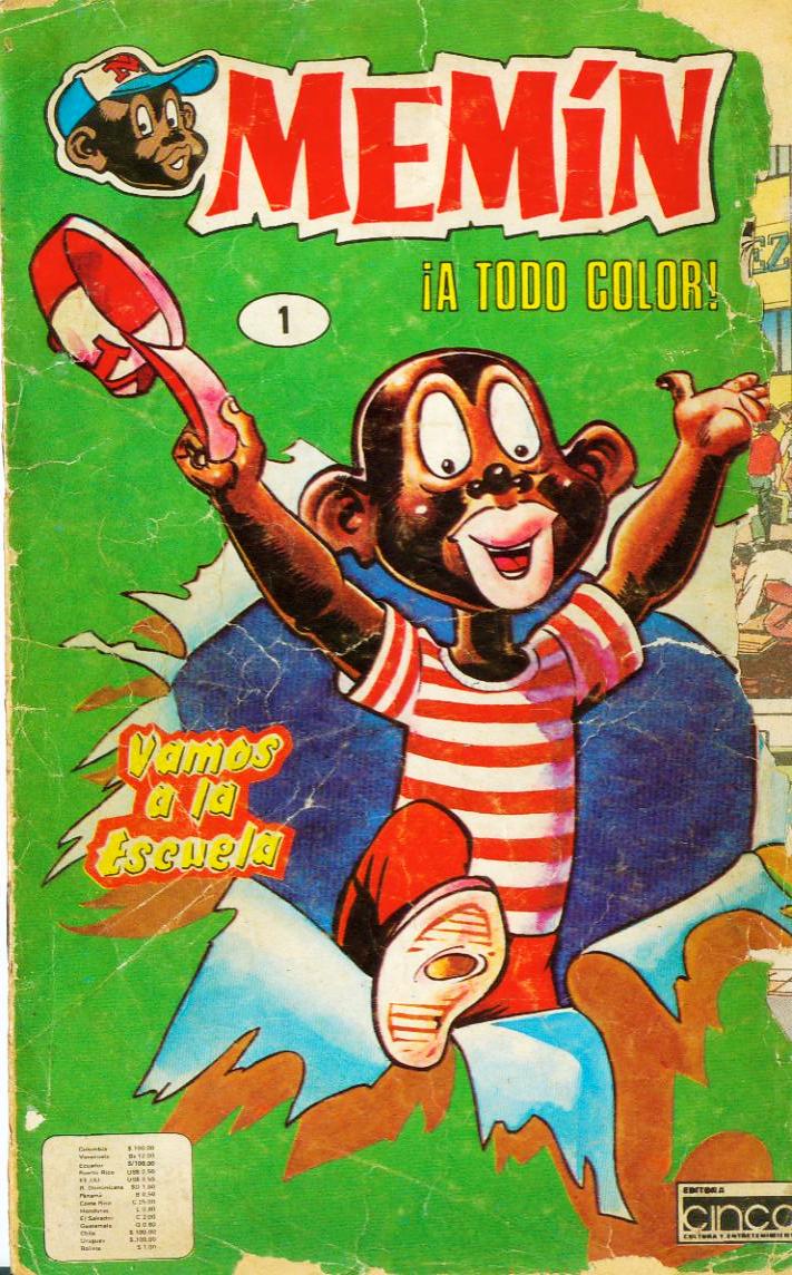 Mexico Comic Sonrisas: Memin ¡A todo color! - Ed. Cinco (1 al 5)