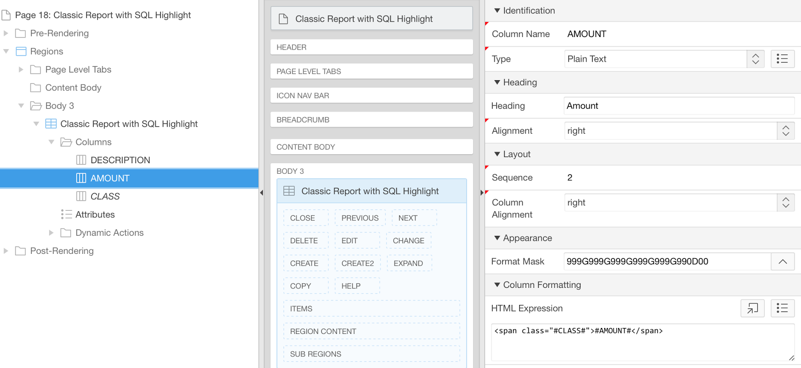 Dimitri Gielis Blog Oracle Application Express Apex Highlight Numbers In An Apex Report