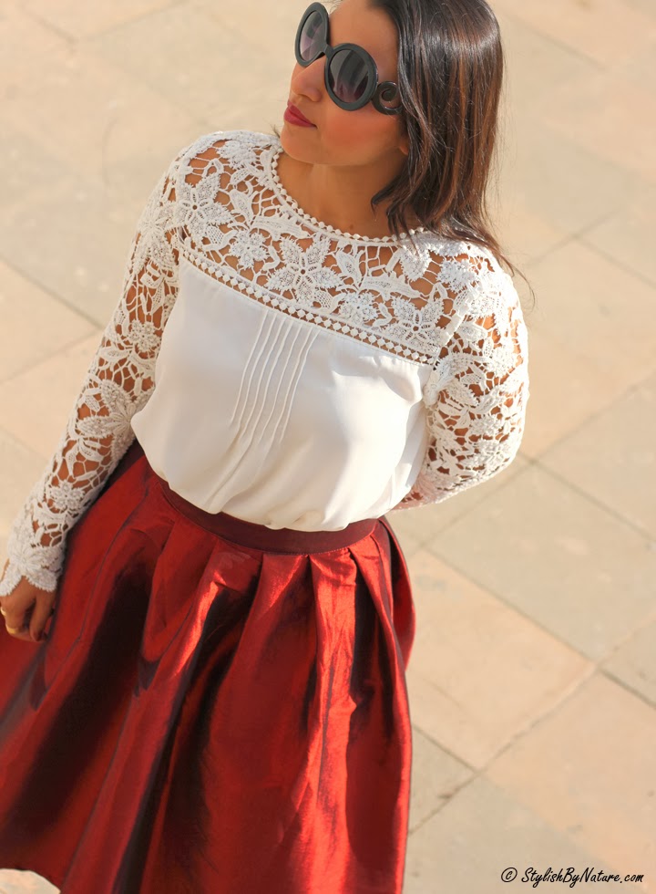 Fall Fashion trend Ladylike Full Skirt | Stylish By Nature By Shalini ...