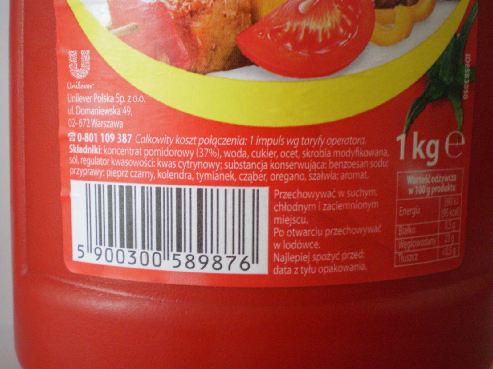 Warto Jeść: Ketchup Tortex