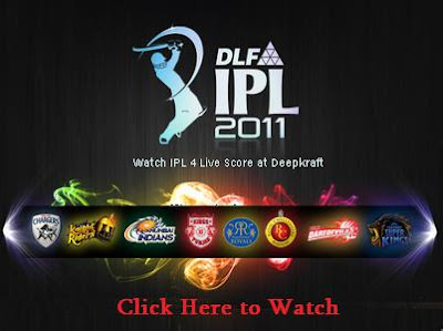 SANTSCO: DLF IPL 2011 Schedule-IPL-4 2011 Schedule-Today match in IPL