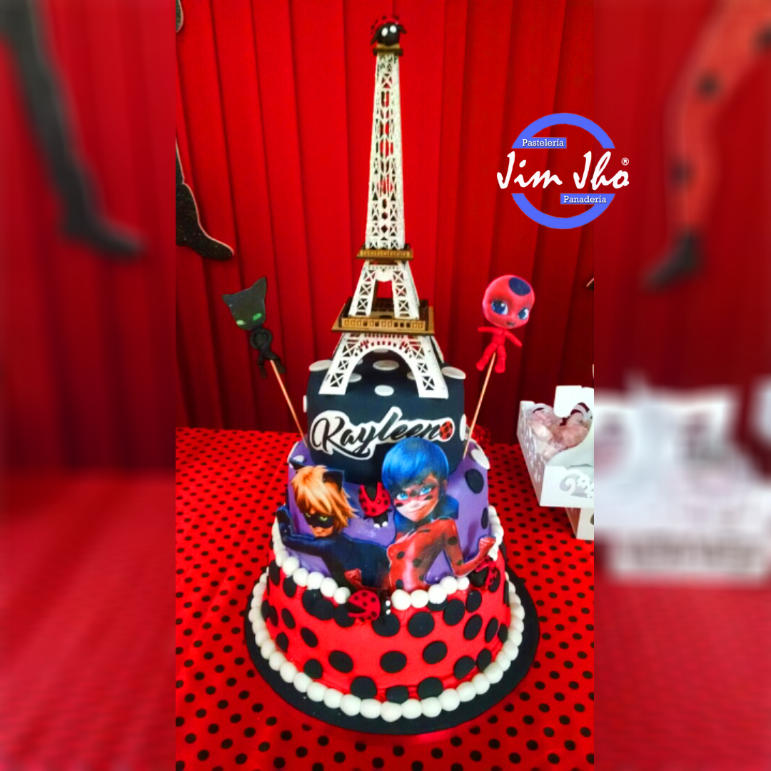 Torta Ladybug Miraculous | Pastelería JimJho