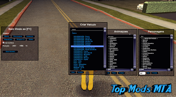 Freeroam F1 MTA:SA - MTA Brasil