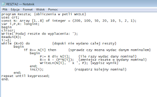 Zeszyt do informatyki: Rozwiązywanie problemów