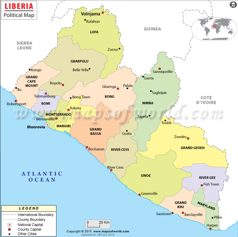 A History of Liberia: Liberian Borders