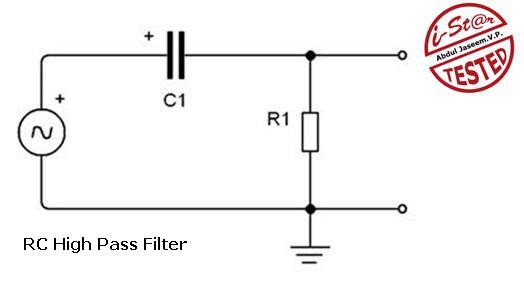 cktsforyou: BS1.5 RC High Pass Filter/ Differentiator