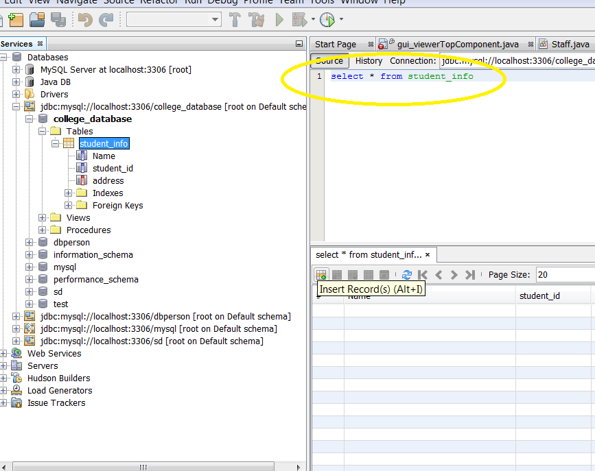 Magic Of Tutorial Connecting And Using Mysql Database In Netbeans