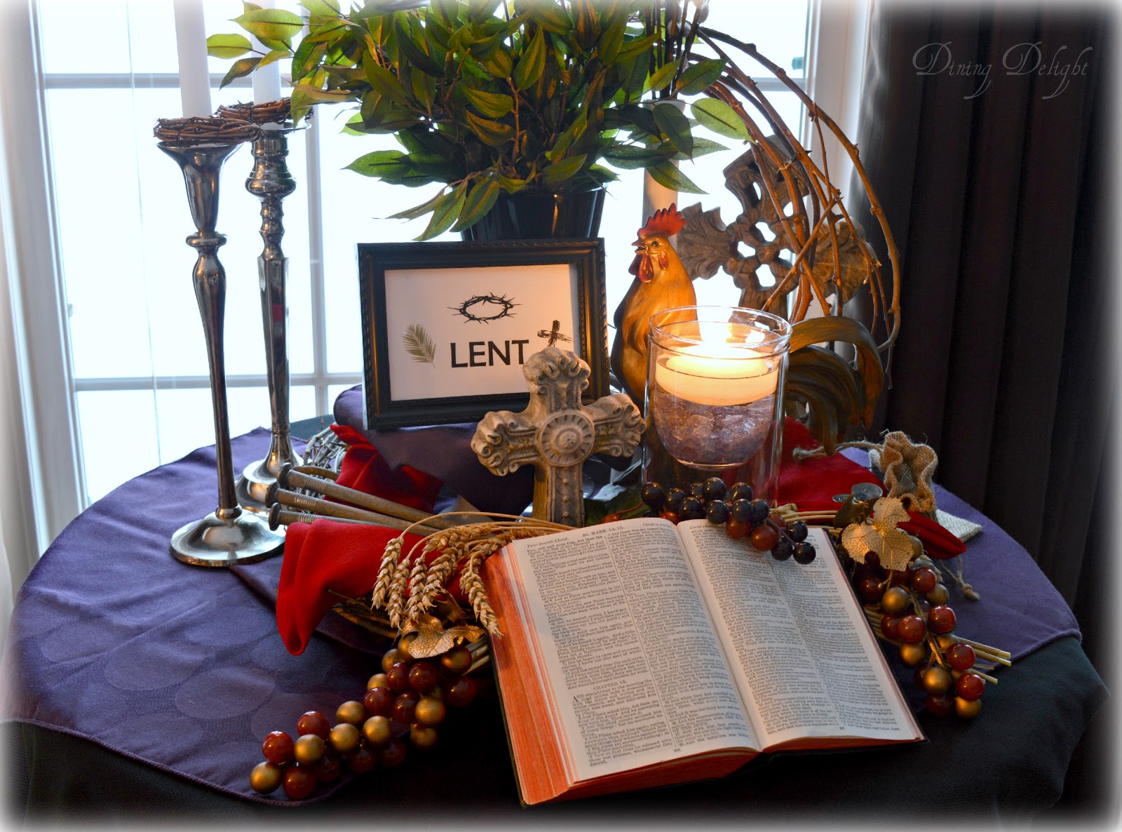 Dining Delight: A Lenten Display for the Home