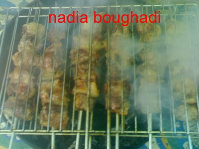 nadia boughadi: Brochette marocine de foie (boulfaf)