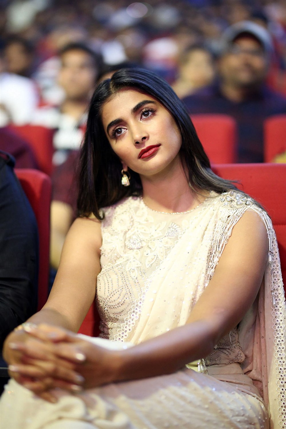 Actress Pooja Hegde Stills At Valmiki Movie Pre Release Event