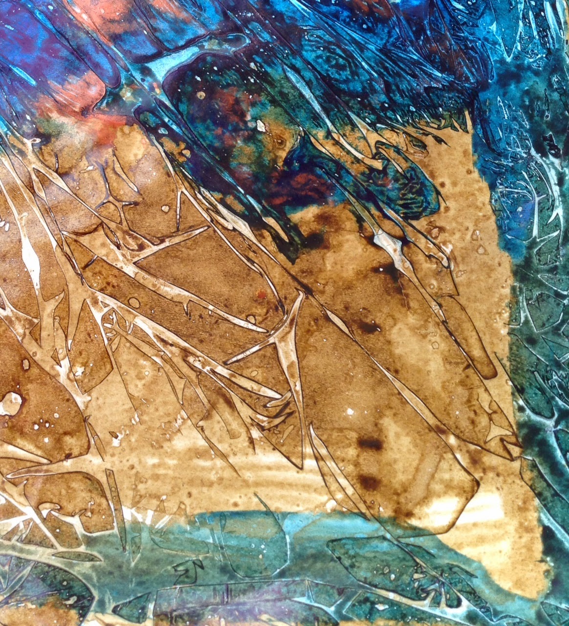 Linda Kemshall: Liquitex acrylic inks and a book challenge