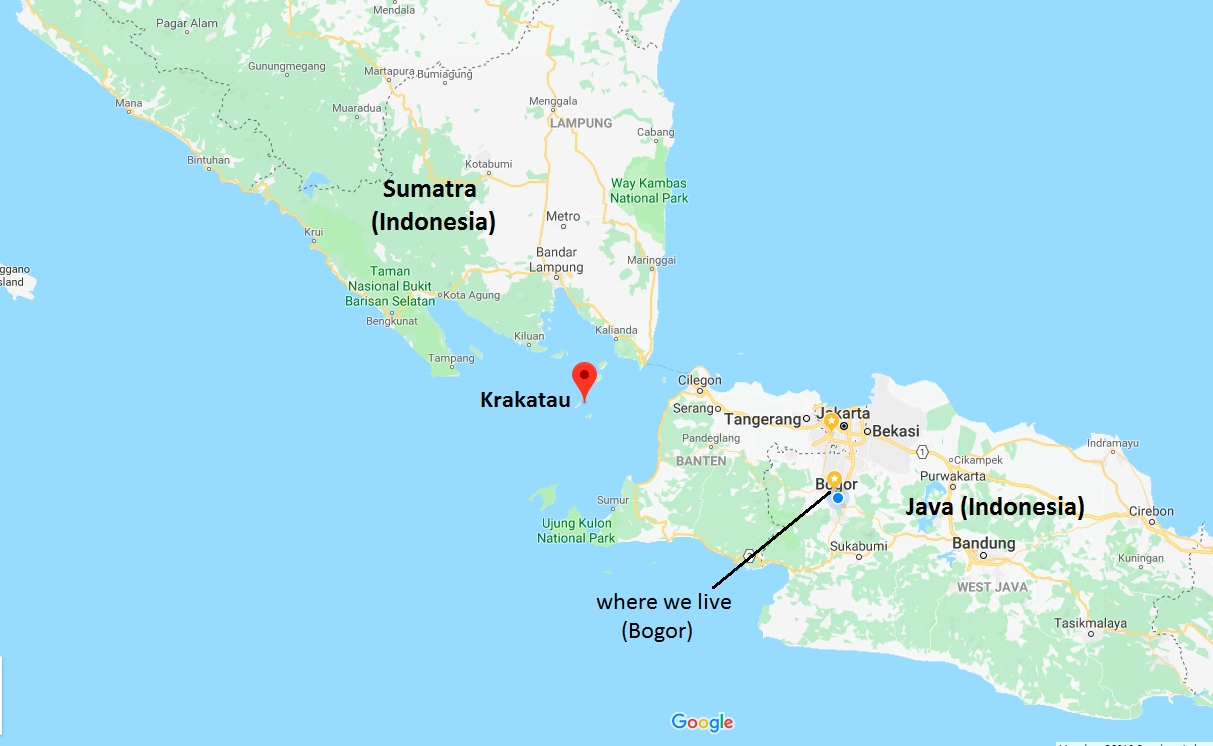 Where Is Krakatoa Located On The World Map - Map