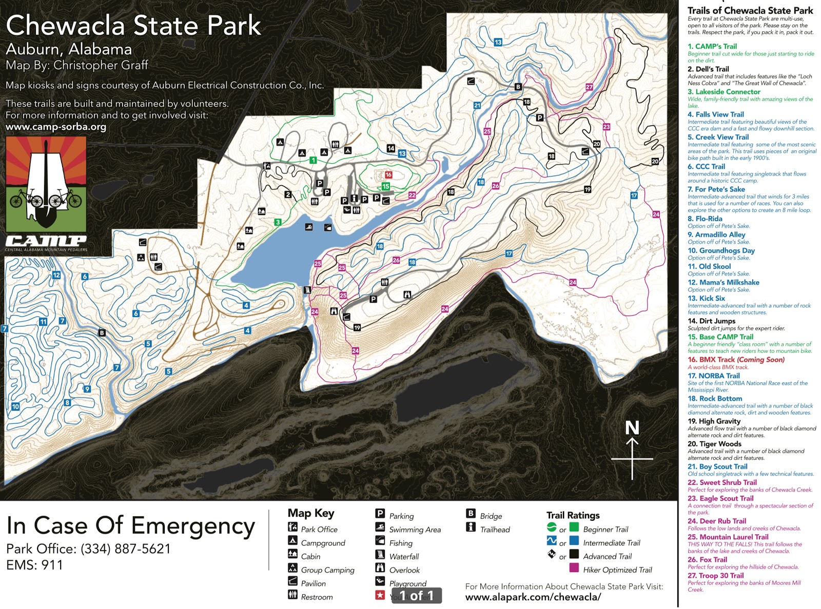 Chewacla State Park hiking trail. If you’re in the area, there are ...