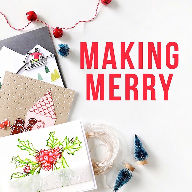 I Card Everyone : Making Merry with Julie Ebersole!