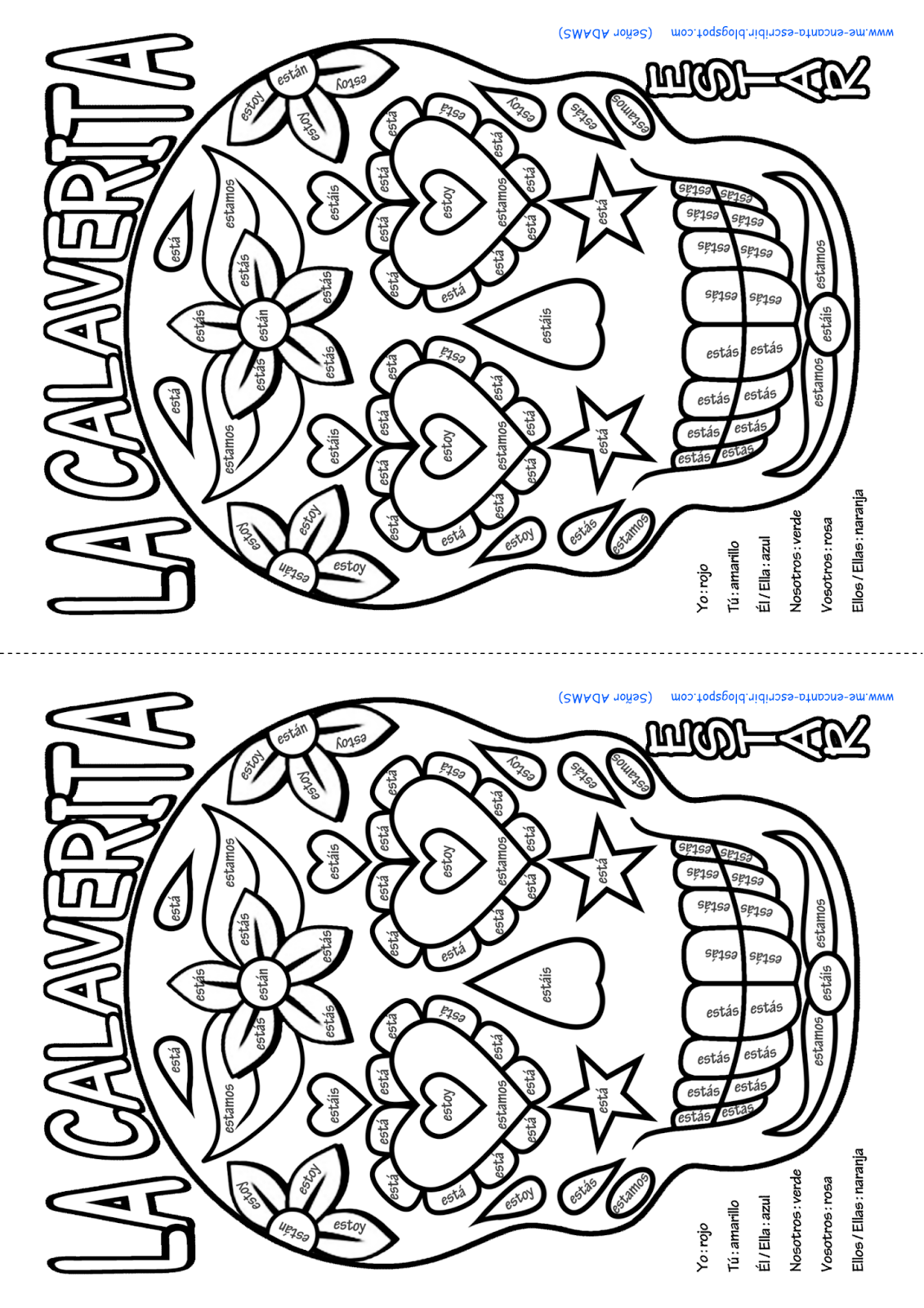 Me encanta escribir en español: Conjugar los verbos SER, ESTAR, TENER e ...