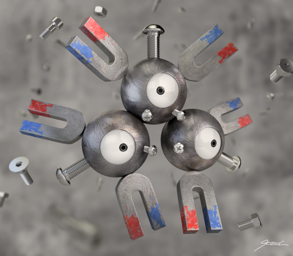 Pokémon by Review: #81 - #82, #462: Magnemite, Magneton & Magnezone