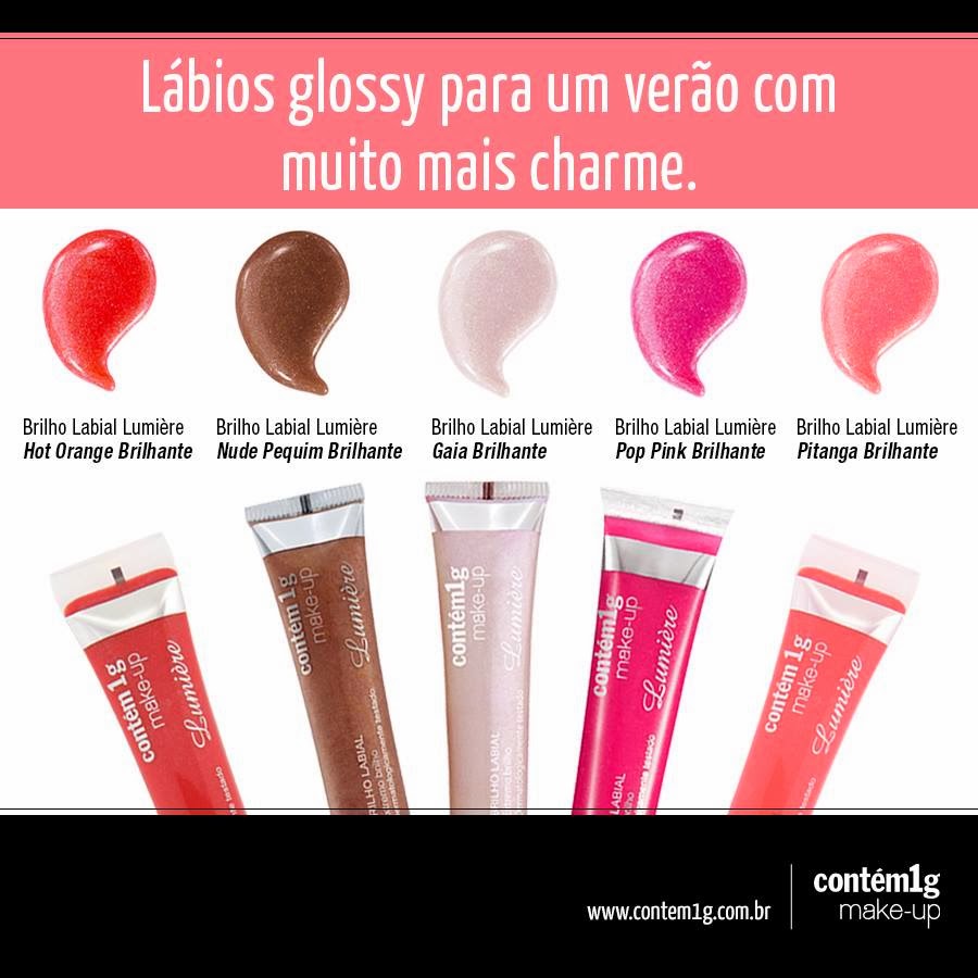 Coleção de Batom da Contém1g make-up | Light Na Night