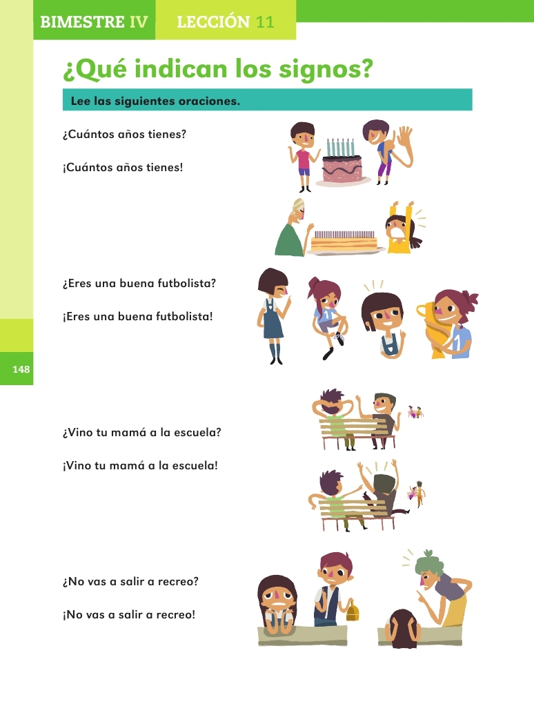 ¿Qué indican los signos? - Bimestre IV - Lección 11 ~ Apoyo Primaria