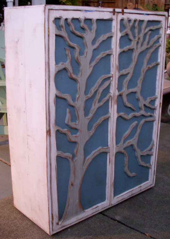 Honey's Treasures: Various Tree and Bird Cabinet Designs and Color Samples