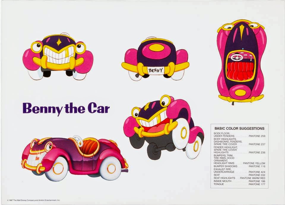 Roger Rabbit on the drawing board