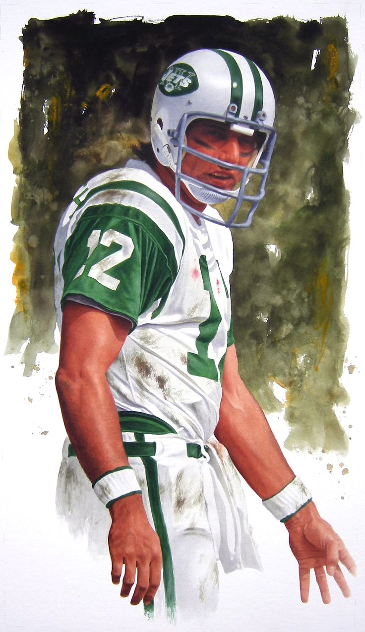 Pro Football Journal Presents: NFL Art: Joe Namath artist unknown