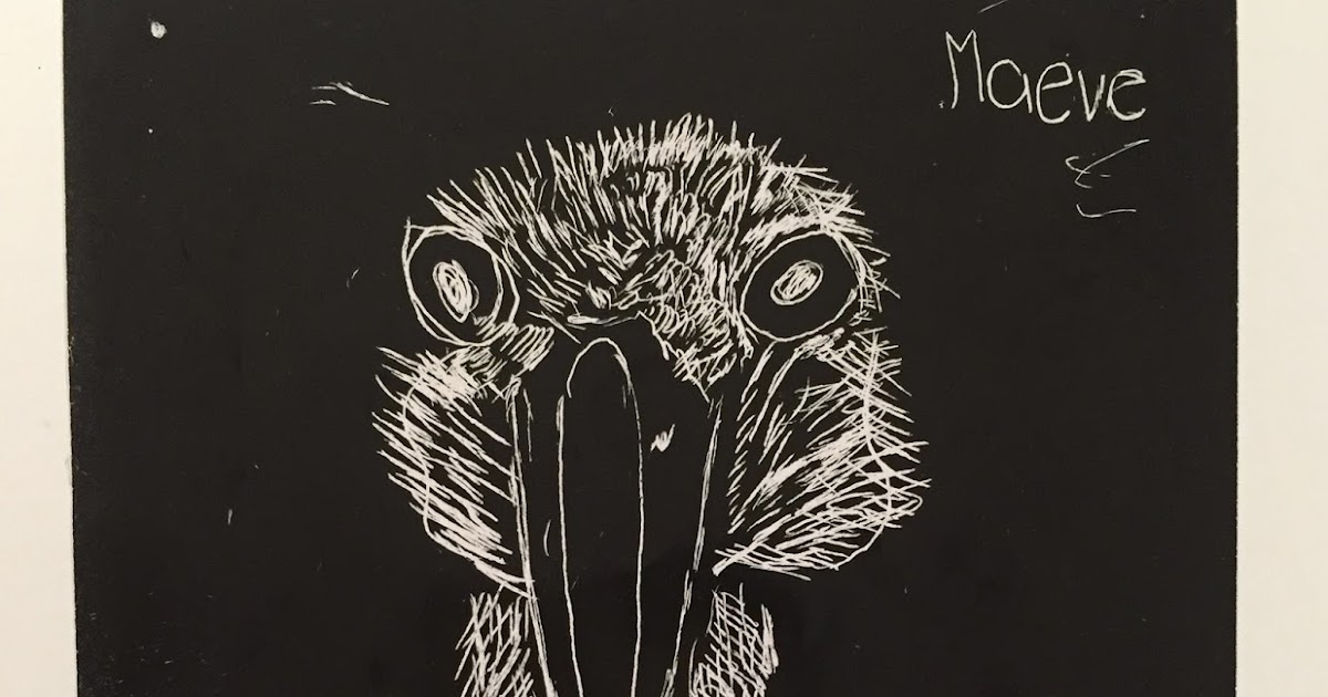 Doodlebug Dabblings: Scratch Art birds