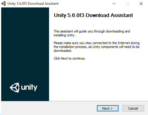 Yazılımca: Unity 5.6.0f3 Kurulumu