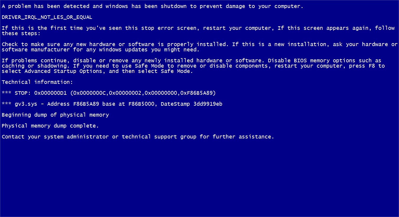Computer Tips & Tricks: Create Fake Blue Screen Of Death