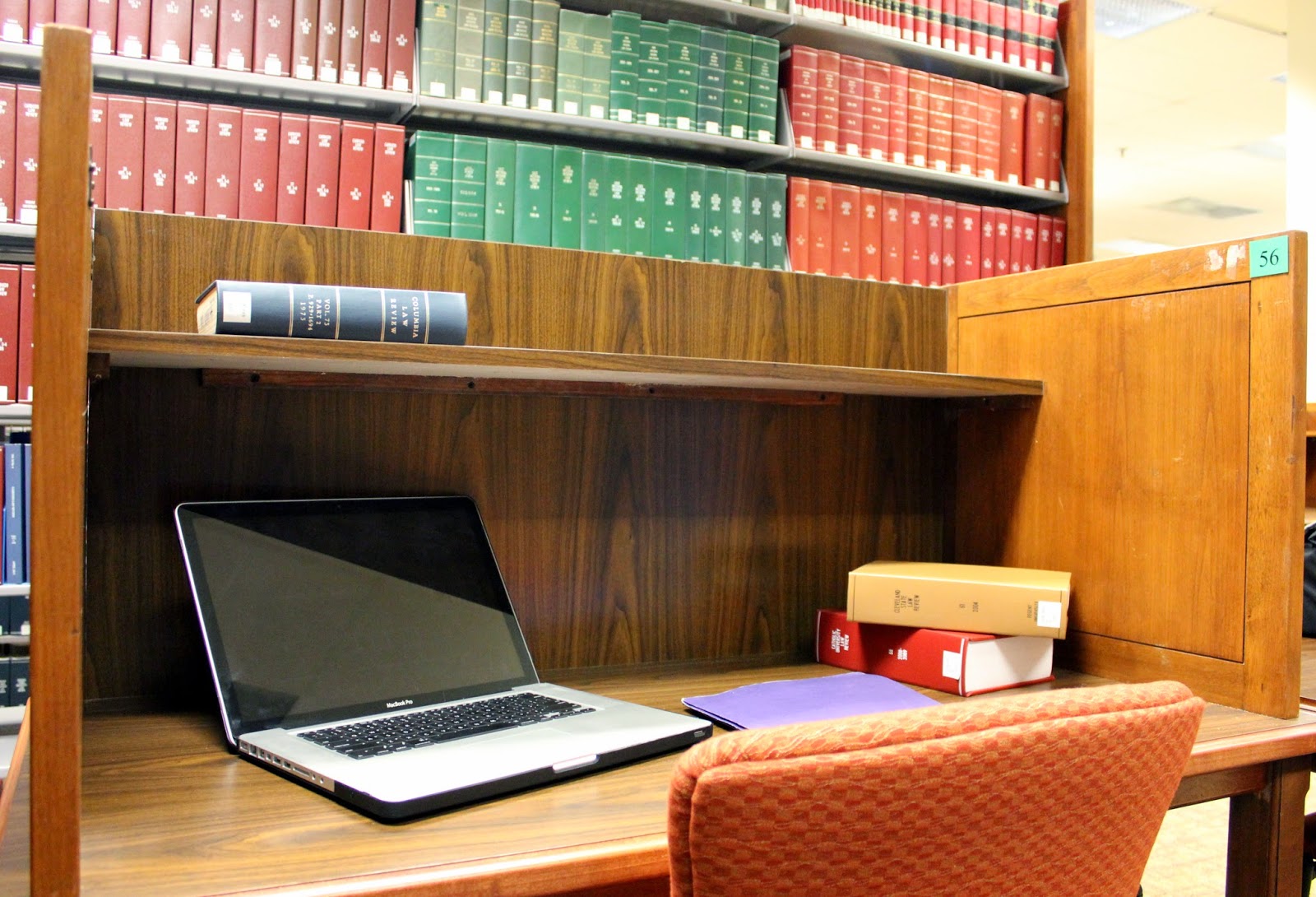 Regent Law Life in Photos: New Law Carrels Have More Elbow Room