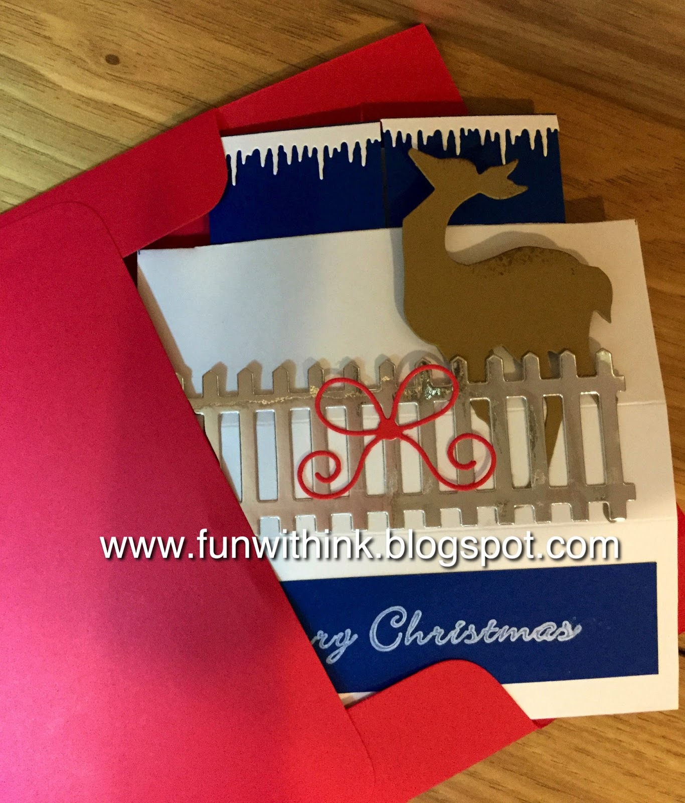 Fun With Ink: Magical Christmas Window Card