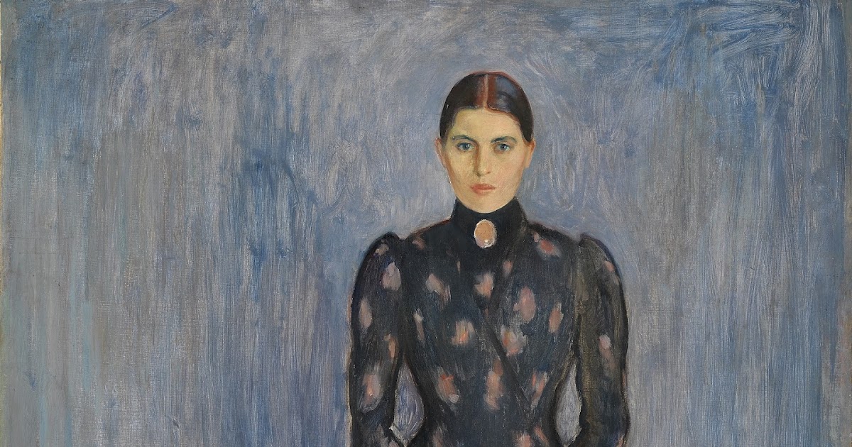 Enjoy some Damn Fine Art : Edvard Munch. Inger in Black and Violet ...