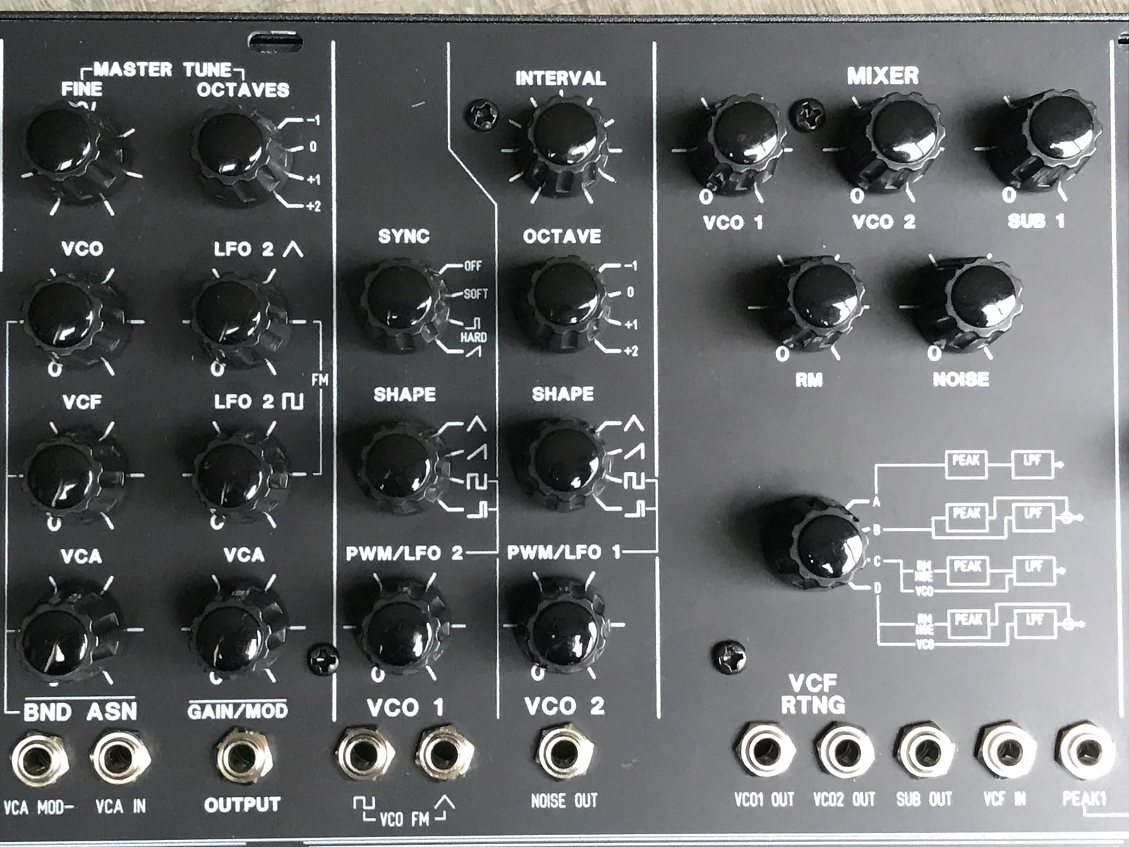 MATRIXSYNTH: AnalogFX Syrinx Eurorack (Synton Syrinx Remake) Demo Model