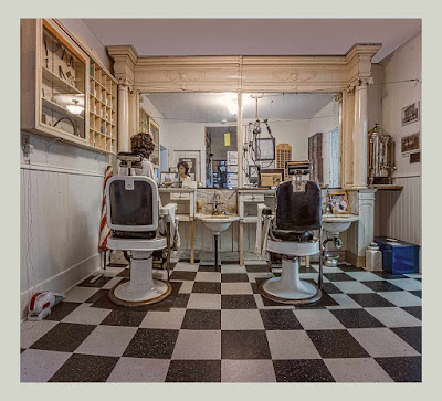 Silverpixel: OLD BARBER SHOP, CALLANDER MUSEUM