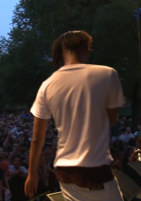 Celeb Saggers: Danny Brown Sagging with His Top Button Undone